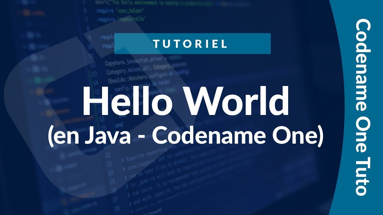 Hello World en Codename One (version Java)