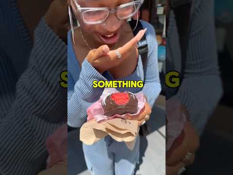 This Donut Came With A Shocking Surprise #shorts