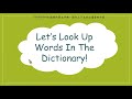學習策略：Let’s Look Up Words In The Dictionary! ⅩⅠ | 英語文 | 均一教育平台