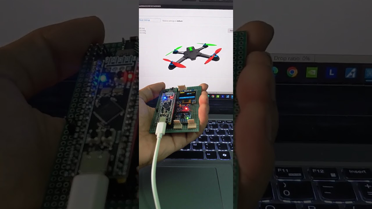DIY STM32 Drone flight controller #drone #diy
