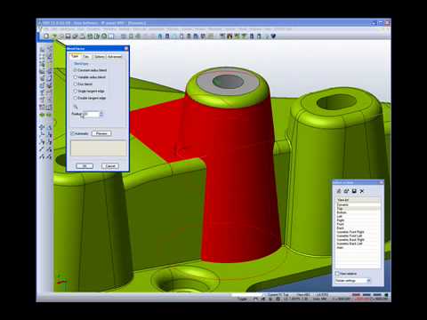 VISI CAD/CAM - Advanced surface modelling