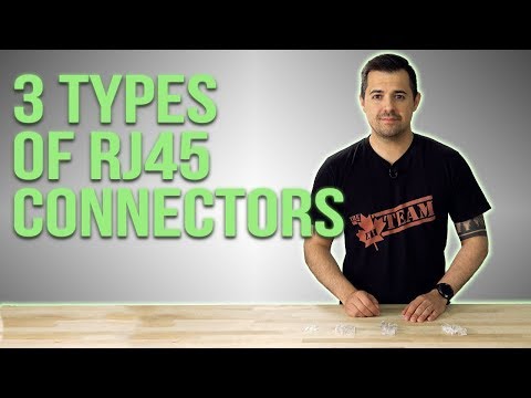 Comparing THREE different RJ45 connectors.