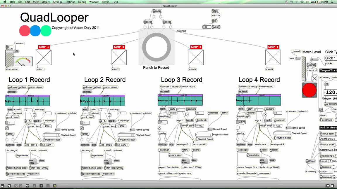 Max MSP Foot Pedal
