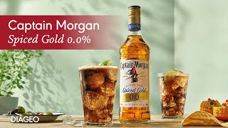 diageo Introducing Captain Morgan Spiced Gold 0.0% Alcohol Free ...