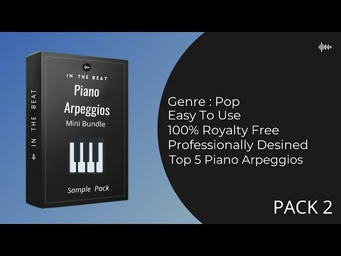 Piano Arpeggios (Pack 2) With MIDI | Free Download | Arpeggios Loop Pack | Royalty Free |In The Beat