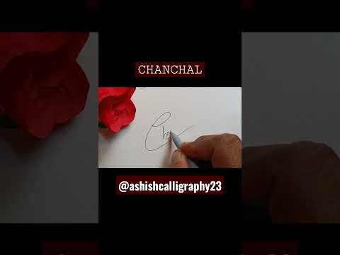 Signature Shorts for "Chanchal" | Signature for "C" | #signatureshorts #Ashishcalligraphy23