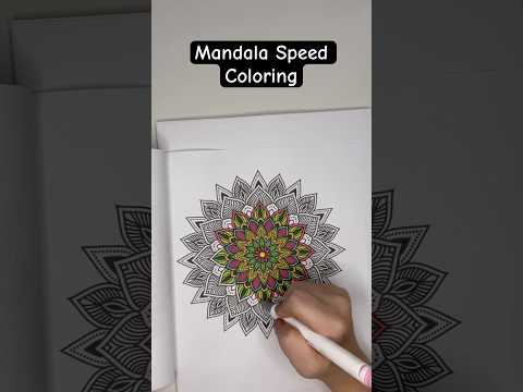 Who is interested in a new mandala series? 👀 #mandalacoloring #mandalacoloringbook #speedcoloring