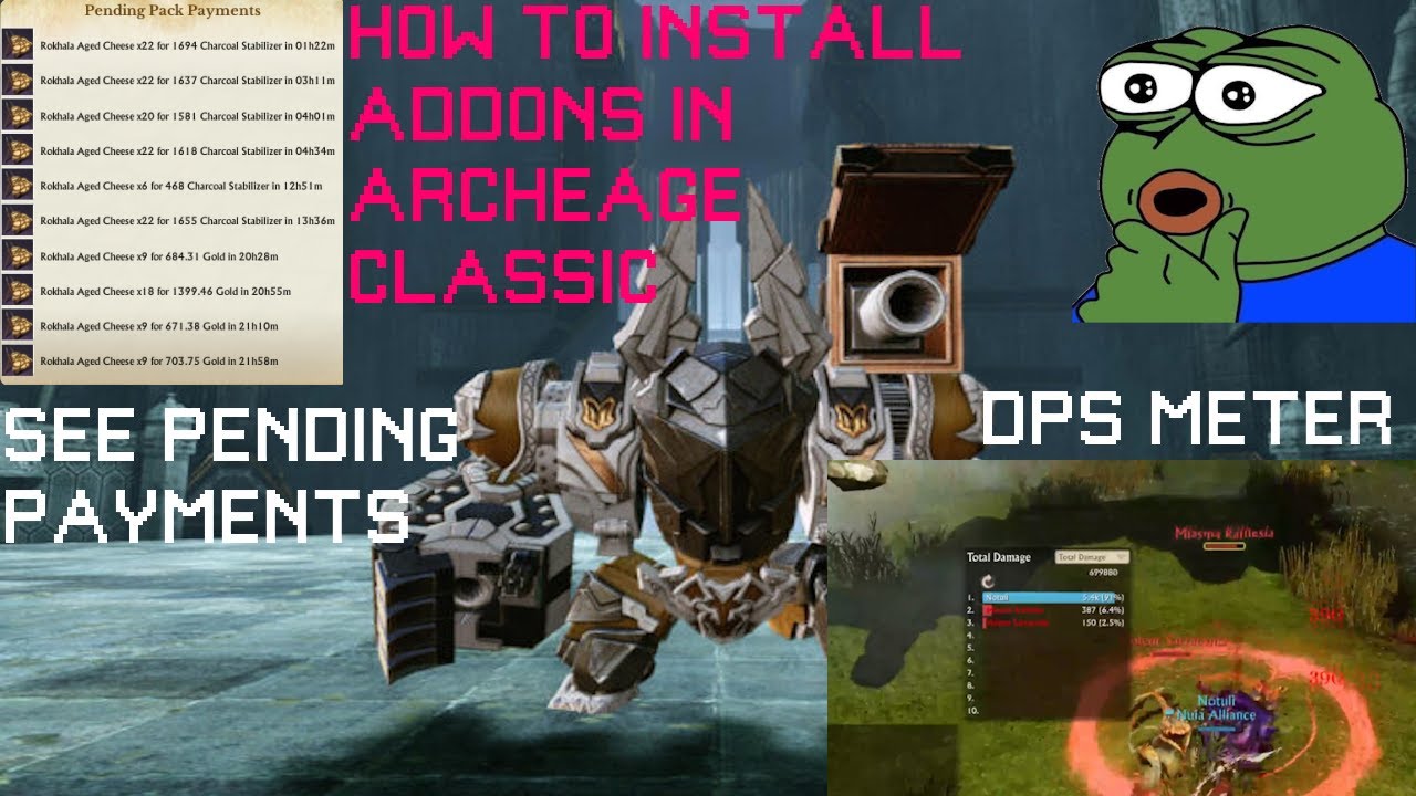 Archeage Classic | How to install Addons