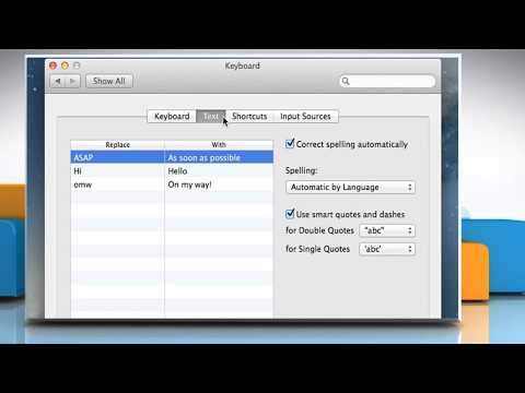 How to disable the Spell-Checker feature in Mac® OS X™ :Tutorial