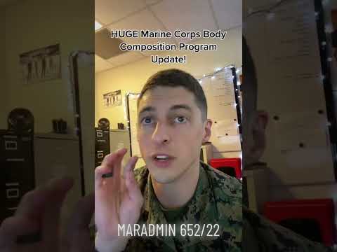 Update to the Marine Corps Body Composition Program (Introducing BIA to measure body fat %)