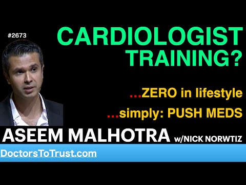 ASEEM MALHOTRA L3 | CARDIOLOGIST TRAINING? …ZERO in lifestyle …simply: PUSH MEDS