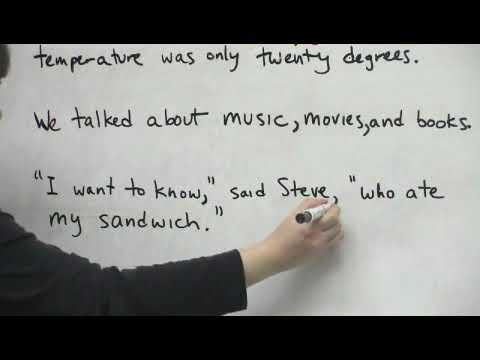 When to Use a Comma in a Sentence