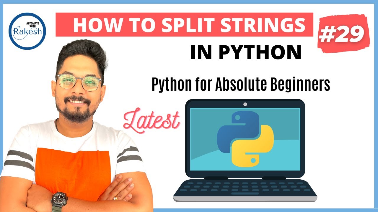 #29 Tutorial Python untuk Pemula | Pemisahan String Python | Bagaimana cara memisahkan string dal...