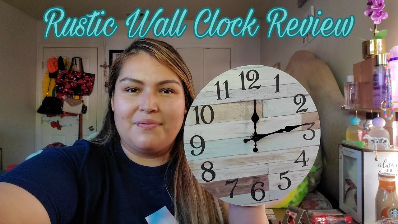 Rustic Wall Clock Review!