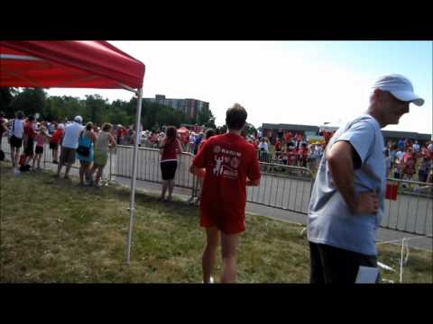 Tommy races 10k at Kanata Bushtukah Canada Day Race July 1 2012