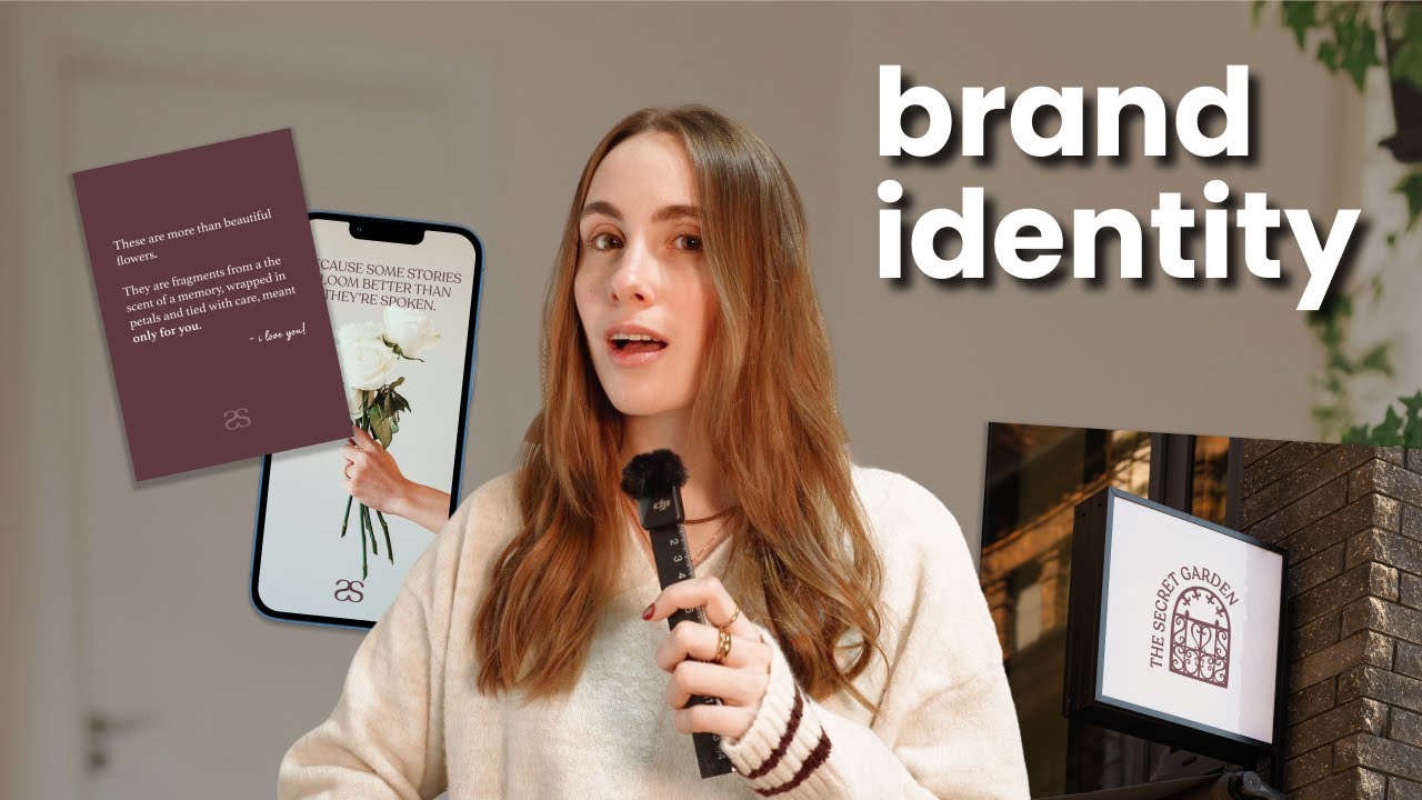 Designing a flower shop brand identity 🌸