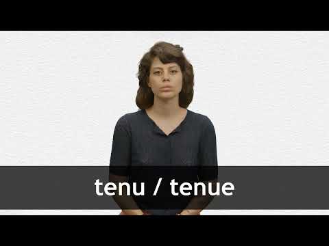 English Translation of “TENU” | Collins French-English Dictionary