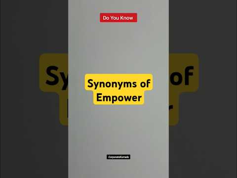 10 Synonyms of Empower | #shorts #synonyms #synonymsforssc #gk #exam #english #learn #shortsfeed