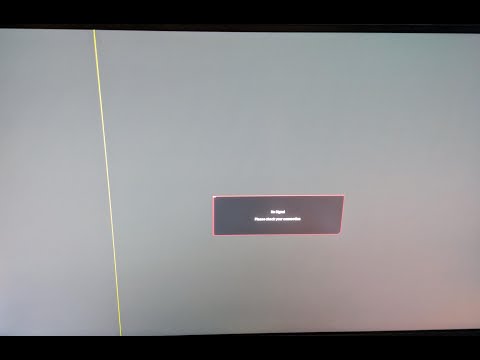 Desktop Monitor yellow vertical line fix