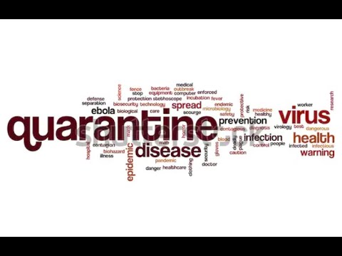 What is QUARANTINE ? MEANING and TRANSLATION IN HINDI
