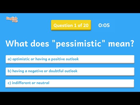 What's the Correct Definition? || Can You Get A 20/20 Score?