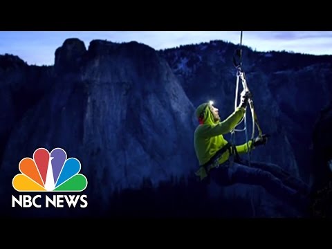 American Free Climbers Summit 'El Capitan' | NBC Nightly News