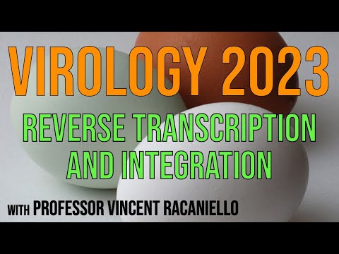Virology Lectures 2023 #9: Reverse transcription and integration