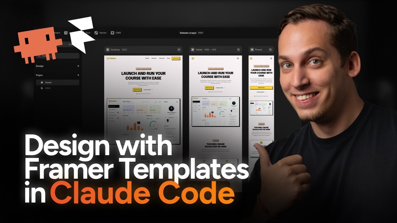 Framer to Claude Code using Framer MCP & React Export