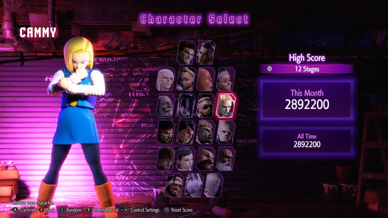 Android 18 (Cammy) Arcade Mode | SF6