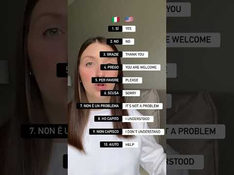 10 Italian Words for Beginners #italiantutor #italianlanguage #europeanlanguage #italy
