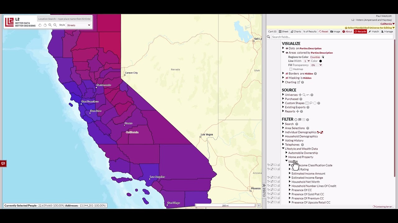Using Heatmapping in L2 DataMapping