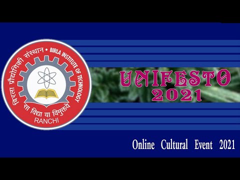 UNIFESTO 2021, UNIVERSITY POLYTECHNIC, BIT, MESRA