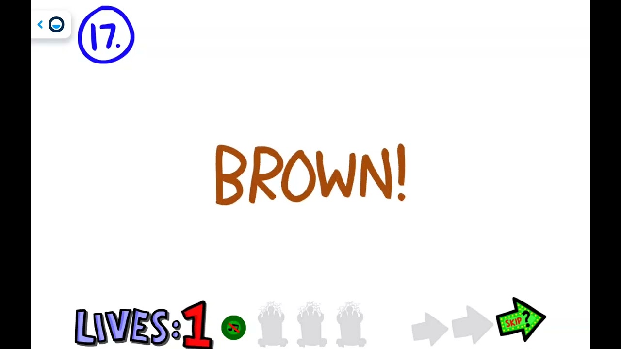 The Impossible Quiz 2 Question 17 Game Over