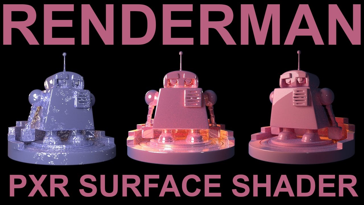 Renderman 21 PxrSurface Shader Tutorial Part 1