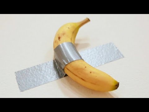 Duct-Taped Banana Sells for $6.2M | Maurizio Cattelan's "Comedian"