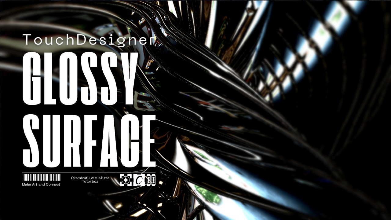TouchDesigner Tutorial: Glossy 3D Abstract Geometry (Easy)