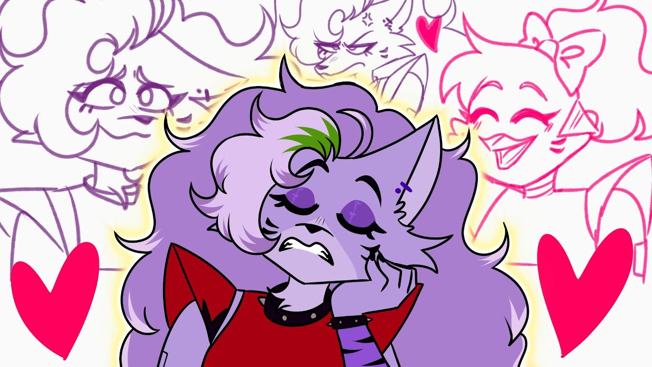 HOW I DRAW ROXY AND CHICA // FNAF Security Breach SpeedPaint