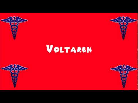 Pronounce Medical Words ― Voltaren