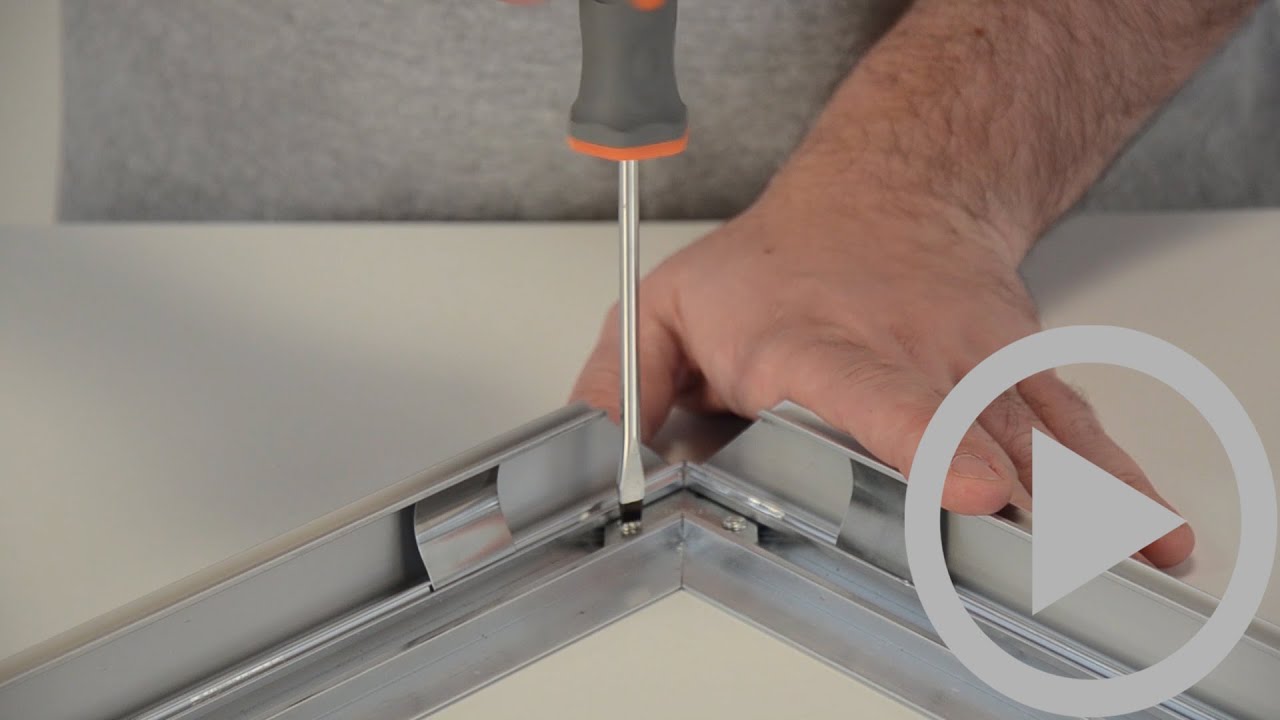 How to Assemble Large Snap Frames by DisplayFrames.com