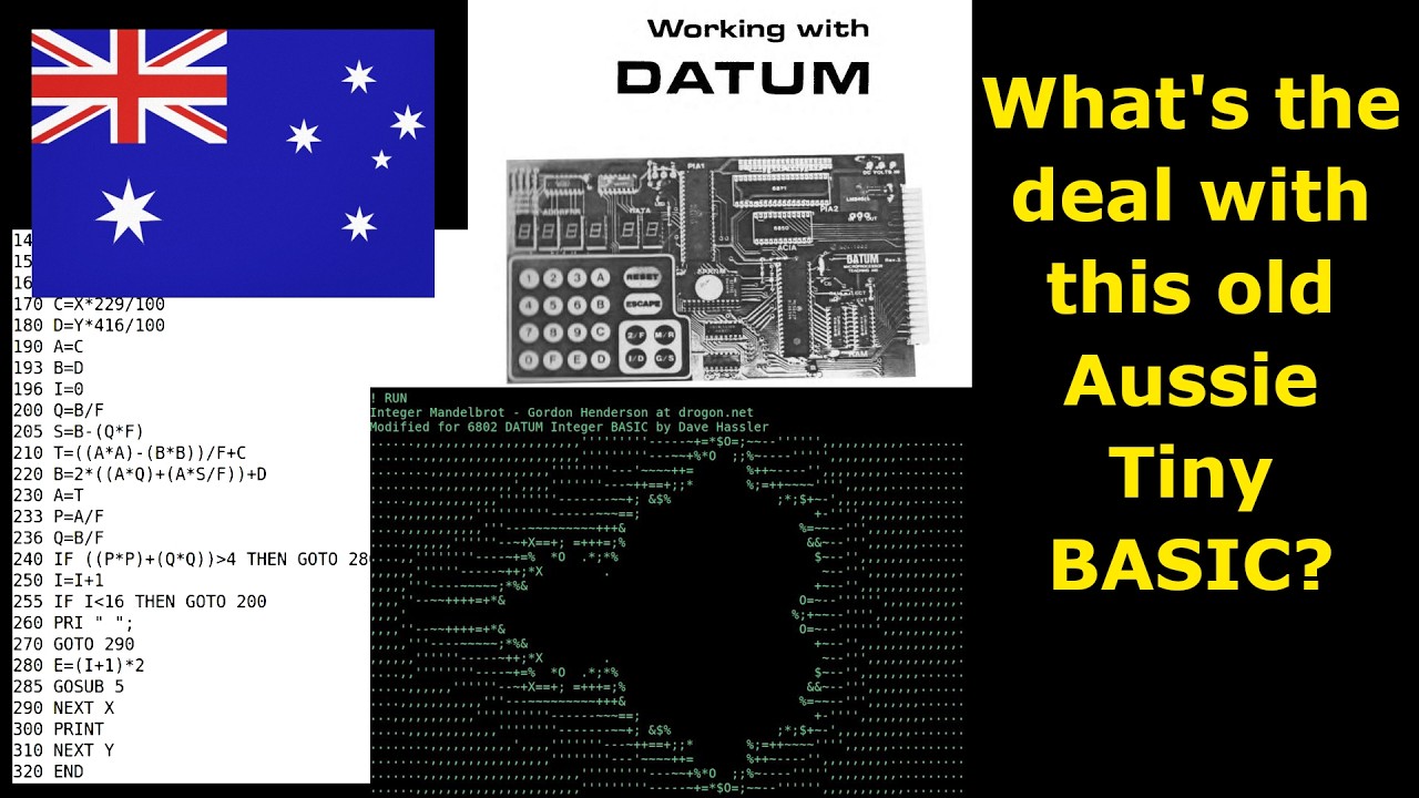 A forgotten tiny BASIC from 1980s Australia