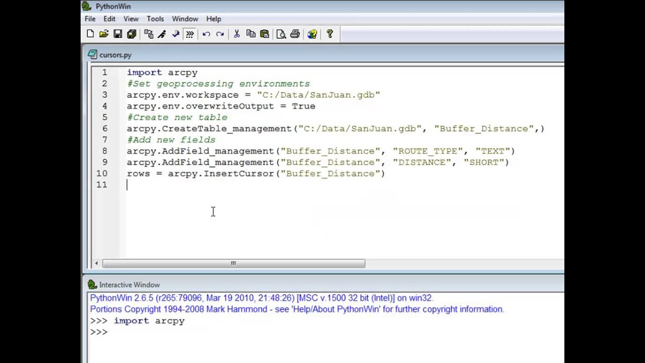 Python Scripting for Geoprocessing Workflows