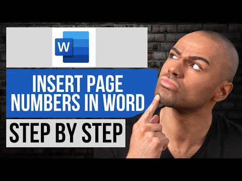 How to Insert Page Numbers in Microsoft Word — Step by Step Word Tutorial