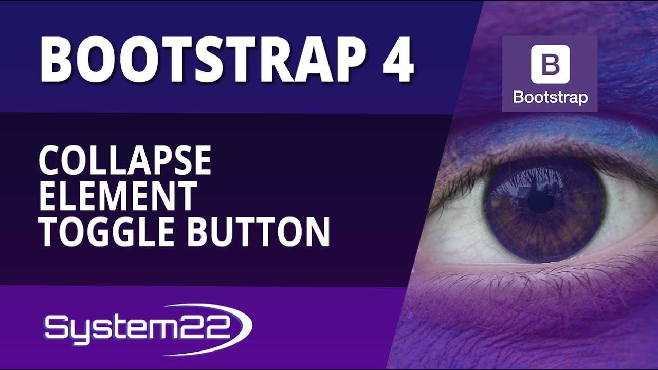 Bootstrap 4 Basics Collapse Element Toggle Button