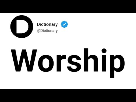 Worship Meaning In English