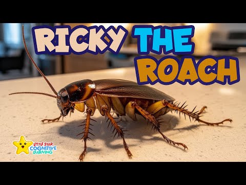 It's a Cockroach! 🪳 | Meet Ricky the Roach | Funny Bug Poem for Kids