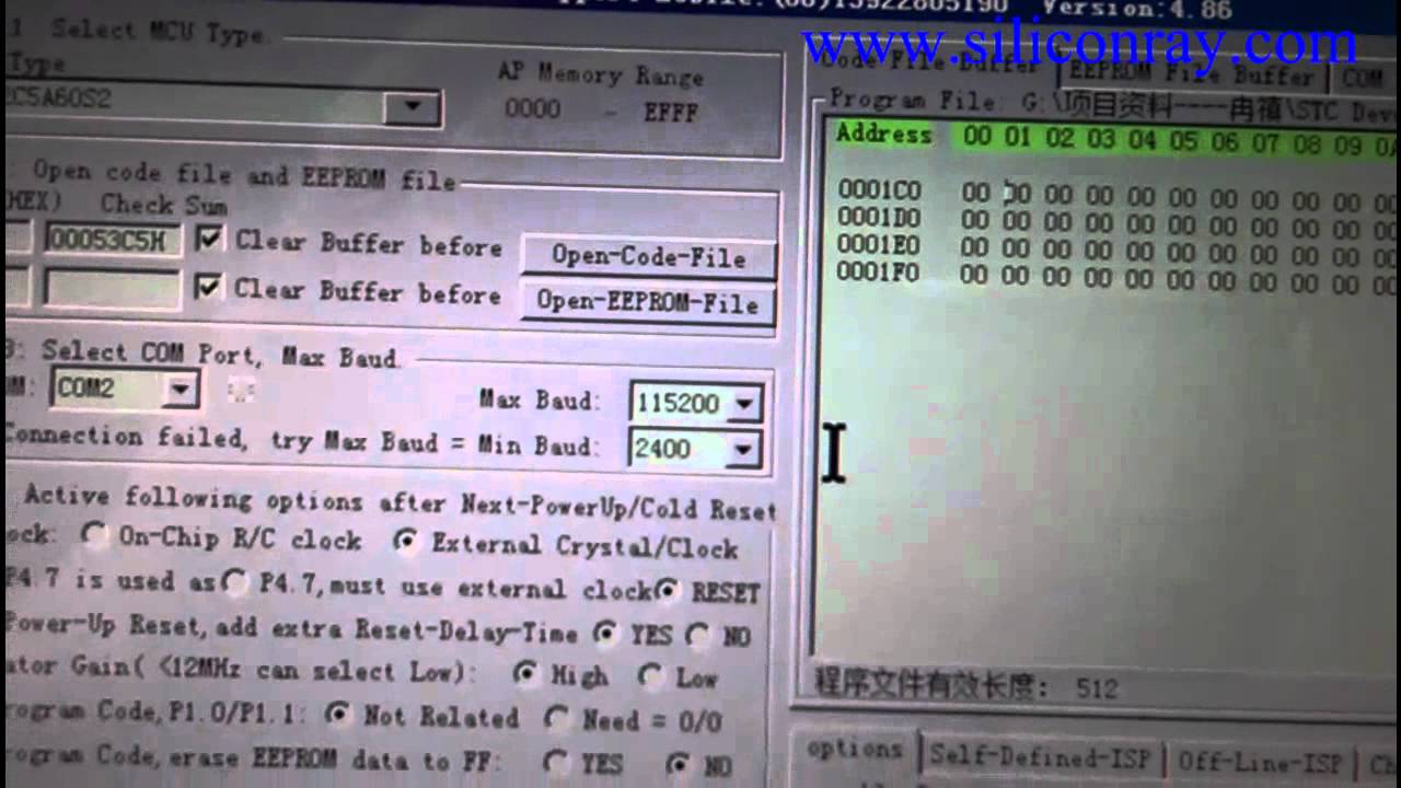 How to program STC 8051 microcontroller