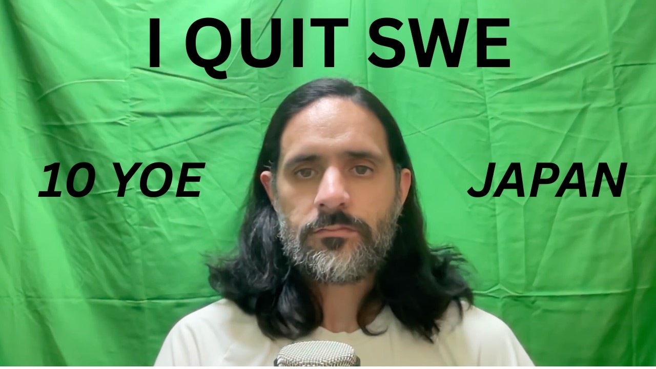 AI made me quit SWE. 10 YOE