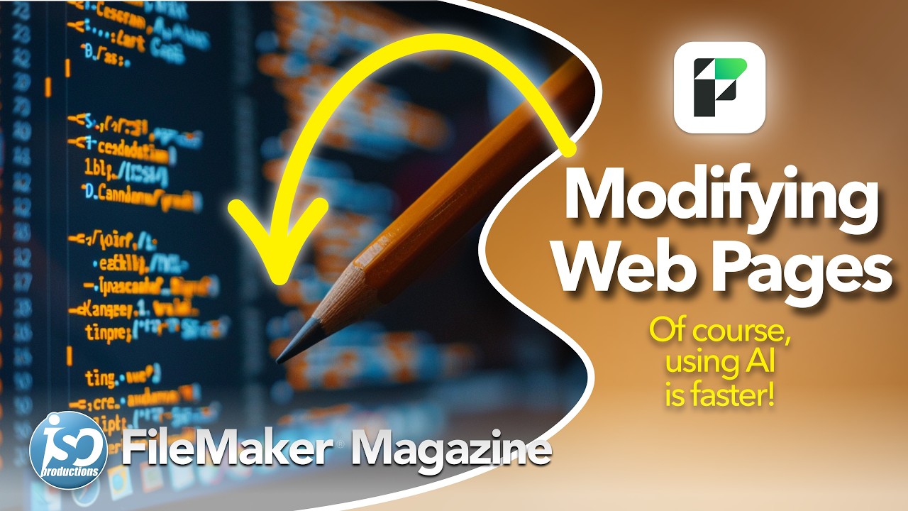 Modifying Web Pages in FileMaker