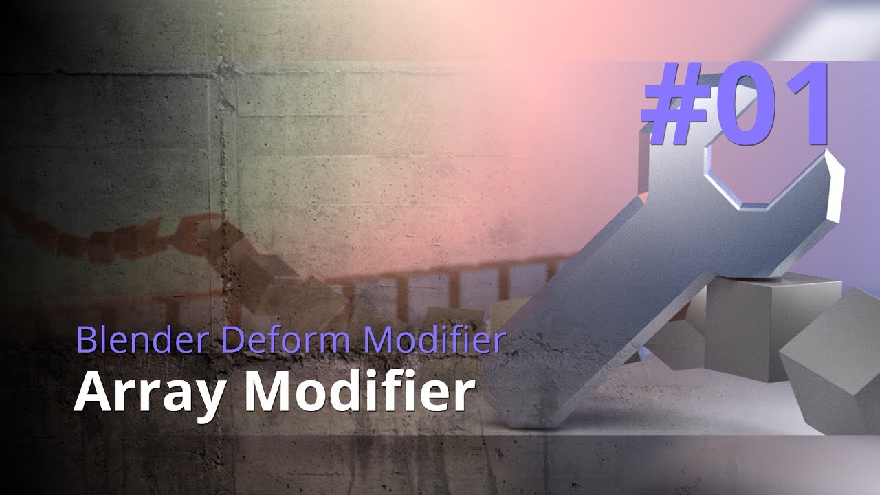 Blender Generate Modifier #01 - Array Modifier