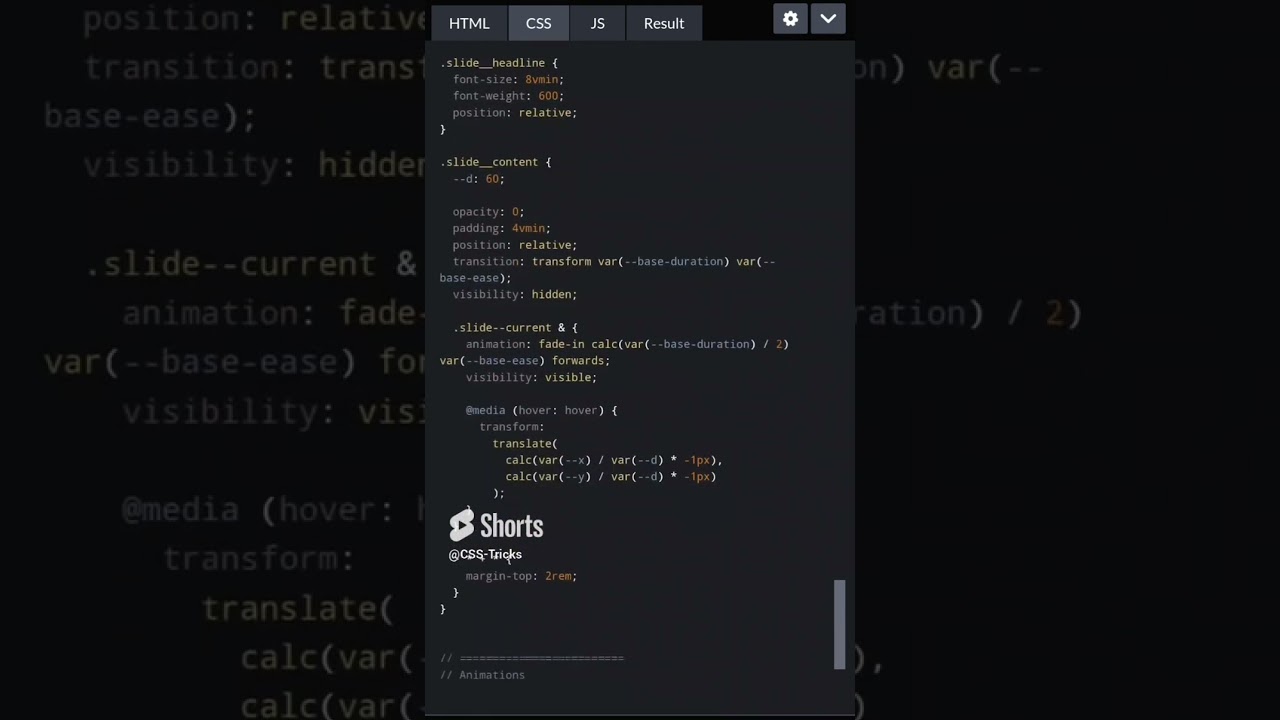 React Slider with Hover Effect